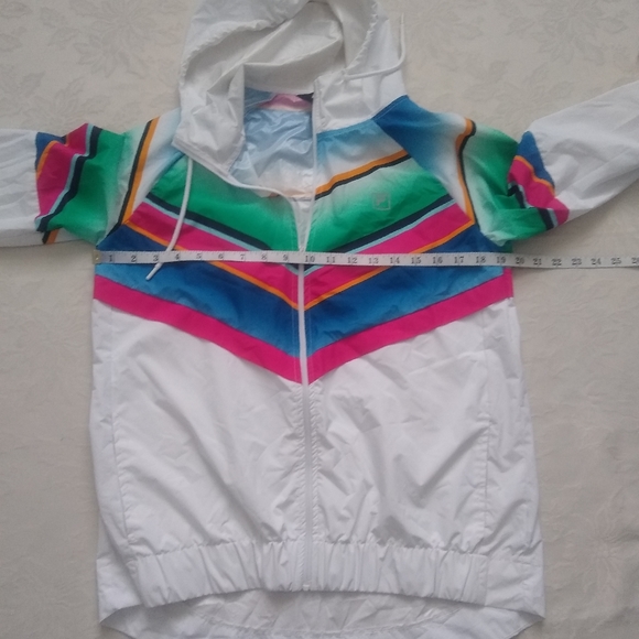 Fila | Jackets & Coats | Fila Ombre Multi Color Windbreaker Jacket ...